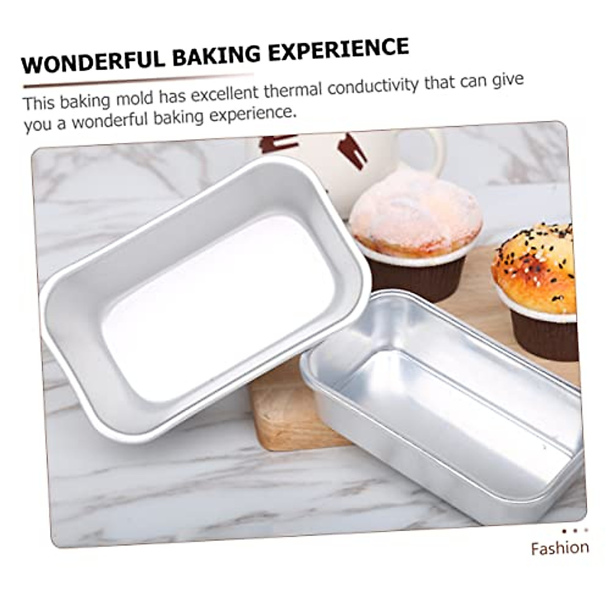 Luxshiny 2pcs Making Non Breads Cakes Gadgets Home Toast Homemade Nonstick Restaurant Meatloaf Molds Kitchen Stick Alloy Household Bakery Pan Loaf Cake Baking Bread Utensils Bakeware