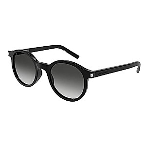 SAINT LAURENT Women's SL 521 Sunglasses, Black, One Size