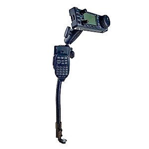 Lido Seat Rail Mount with Mic Holder for The Icom IC-706 IC-7000 ID-4100 IC-2820