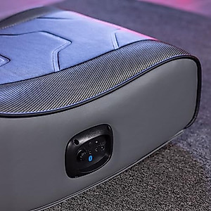 X-Rocker Cosmos RGB Floor Rocker - LED Gaming Chair for Comfortable & Immersive Gaming - Chair with Gaming System Compatibility & Easy Setup - Integrated Speakers & RGB Lighting