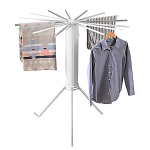 TBDXCJTQQ Tripod Clothes Drying Rack, Outdoor Clothes Drying Rack Saves Space and has Strong Load-Bearing Capacity-Drying Rack Clothing Travel Balcony Family Folding Drying Rack