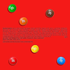 M&M'S Peanut Butter Milk Chocolate Candy, Party Size, 34 oz Bag