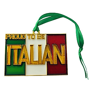 Proud to be Italian Ornament Italy Christmas Tree Holiday Decoration