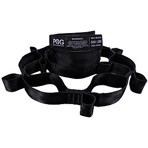 POG Premium Double Hammock - Ripstop Nylon with Aluminum Carabiners & 9 Feet Long Straps Included. (Sapphire Blue/Lake Blue, 78" W x 125" L)