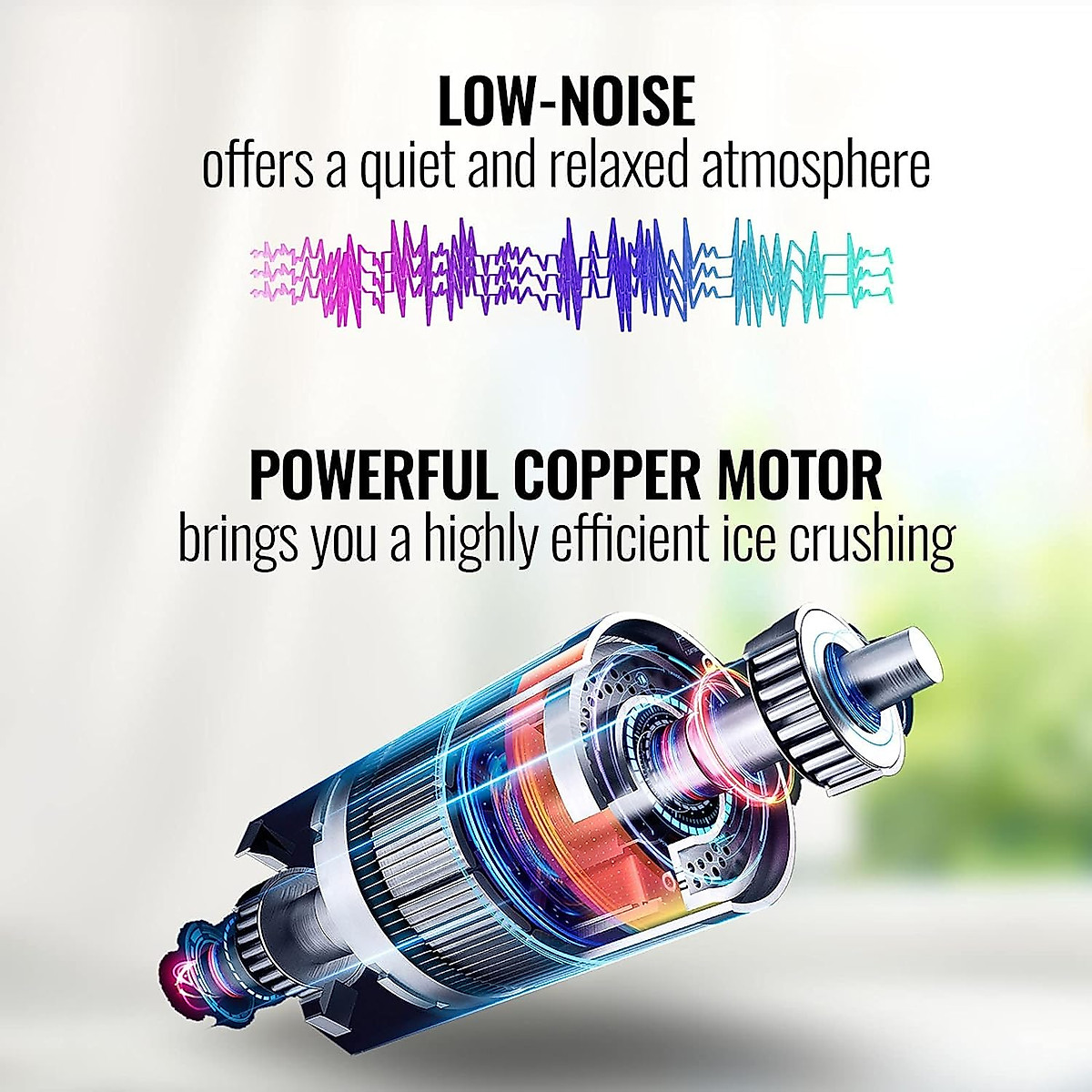 VEVOR 110V Commercial Ice Crusher 440LBS/H, ETL Approved 300W Electric Snow Cone Machine with Dual Blades, Stainless Steel Shaved Ice Machine with Safety On/Off Switch for Family, Restaurants, Bars