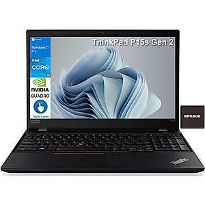 Lenovo ThinkPad P15s Gen 2 Mobile Workstation Business Laptop Computer, 15.6" Touchscreen FHD, Intel Core i5-1145G7, Quadro T500, 24GB DDR4 RAM, 2TB PCIe SSD, Windows 11 Pro, 2 Year Warraty