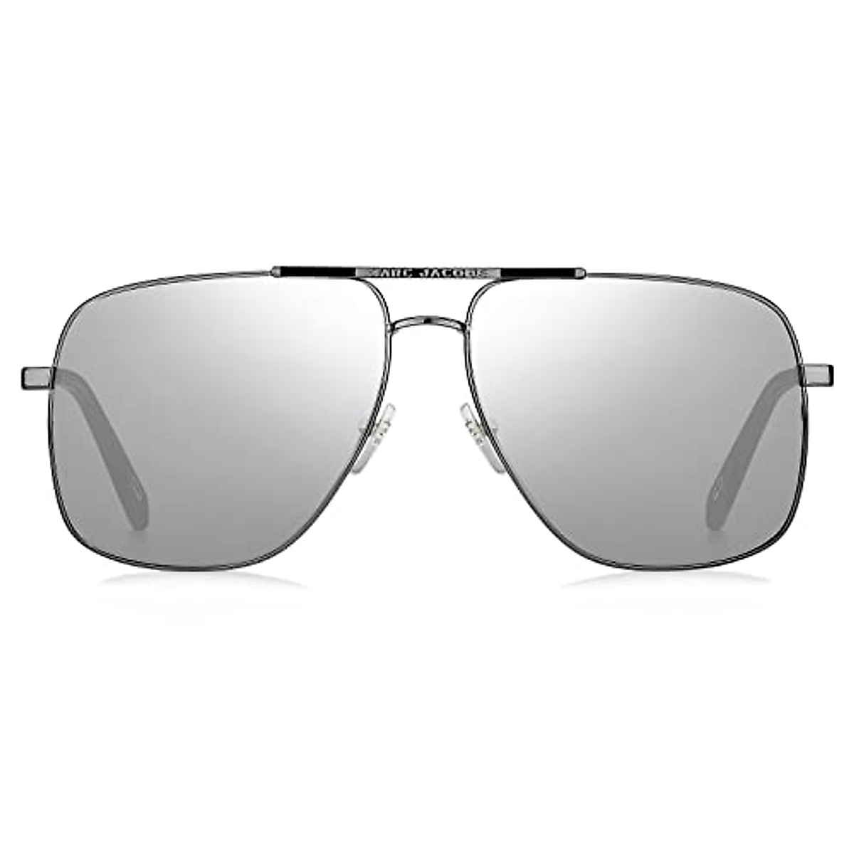Marc Jacobs Men's Marc 387/S Navigator Sunglasses, Black/Silver Mirrored, 60mm, 14mm