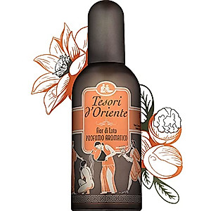 Tesori d'Oriente Perfumes for Women, Women’s Eau De Toilette Spray, Men’s Fragrances -100ml 3.38fl.oz [Italian Import]-(Lotus Flower)