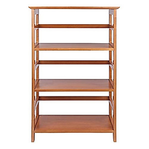 Winsome Wood Studio Shelving, Honey & Studio Home Office, Honey