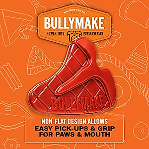 BULLYMAKE Nylon Steak Chew Toy For Dogs | Durable Dog Toy for Aggressive Chewers | Made in USA
