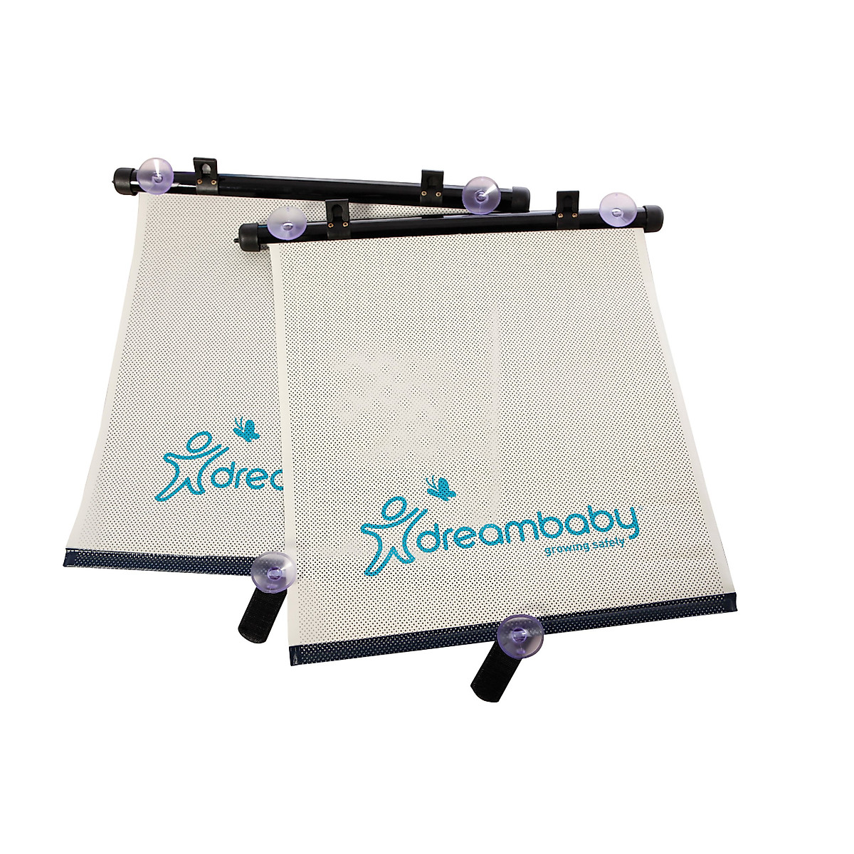 Dreambaby Adjustable Car Roll Up Sun Shade Protector - 2 Pack