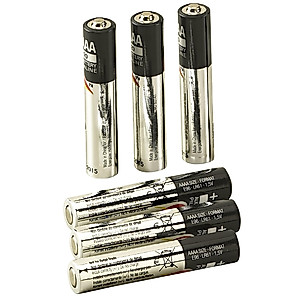 Streamlight 65030 Stylus AAAA Replacement Batteries, 6-Pack