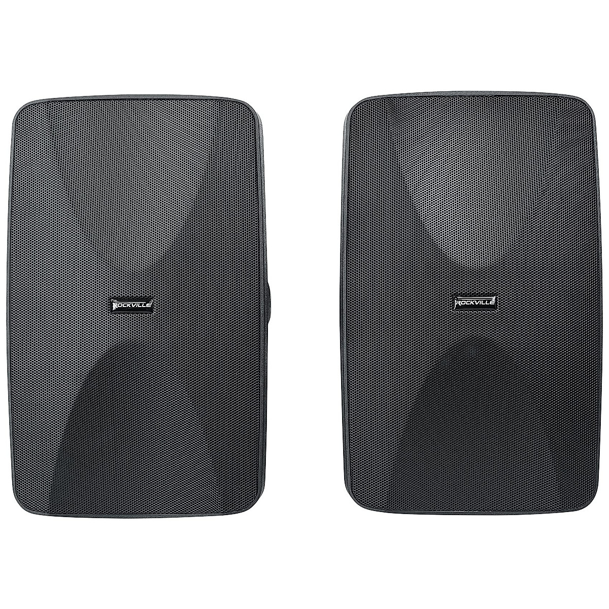 Rockville 2 WET-6525B 6.5" 70V Commercial Indoor/Outdoor Wall Speakers in Black