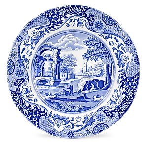 Spode Blue Italian Dinner Plates - Set of 4 (10.5 inch Dinner Plate)