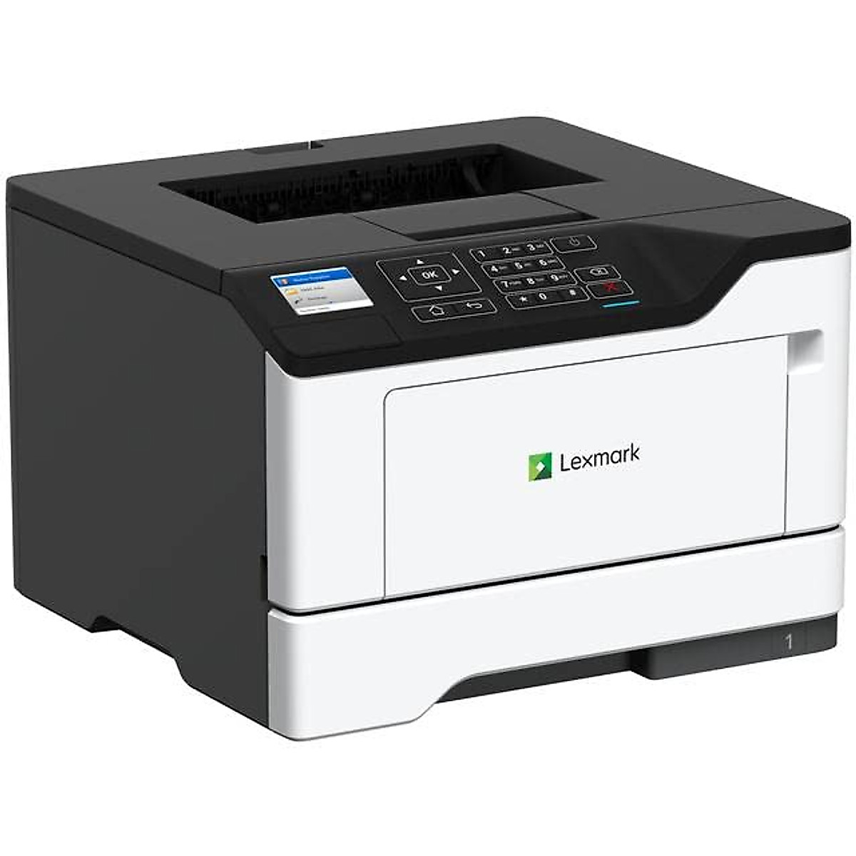 Lexmark MS520 MS521dn Desktop Laser Printer - Monochrome - 46 ppm Mono - 1200 x 1200 dpi Print - Automatic Duplex Print - 350 Sheets Input - Ethernet - 120000 Pages Duty Cycle