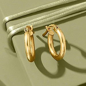 RS Pure by Ross-Simons 14kt Yellow Gold 2mm Small Hoop Earrings
