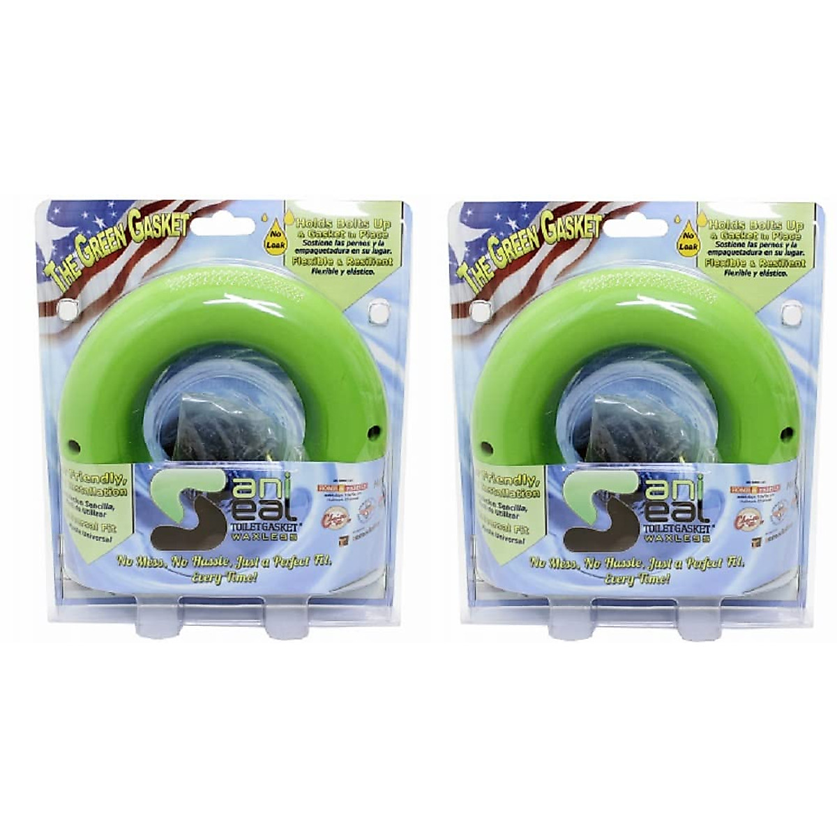 Sani Seal Llc BL01 Waxless Toilet Gasket - Set of 2 Size: 2 Model:
