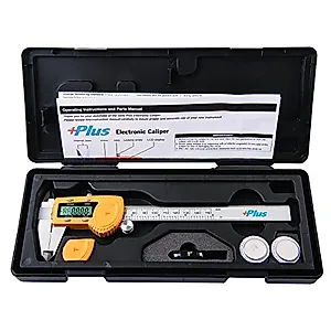 Gold Plus Only from Amazon - Absolute Origin 0-6" Digital Electronic Caliper - Extreme Accuracy, Yellow