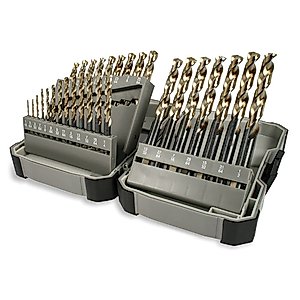 Montana Brands MB-64870 29 Piece Black & Gold, Tri Flat Shank Drill Bit Set