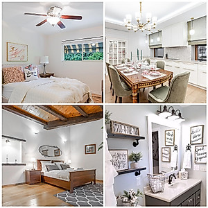 TAIYALOO E11 LED Bulb 100W Halogen Bulbs Equivalent,T4 Mini Candelabra LED Bulb Dimmable,Daylight White 6000K,10W 1000LM JDE11 120V 100W LED for Ceiling Fans,Chandeliers,Cabinet Lighting,4 Pack