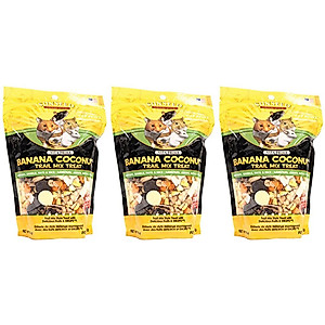 Sun Seed Vitakraft Vita Prima Banana Coconut Trail Mix Treat 5 Ounce. (Pack of 3)