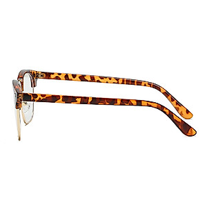 Nother Blue Blocker Glasses For Women/Men, Blue Light Blocking Glasses，Computer Screen Glasses, Anti Glare, TV Glasses, Stylish Square Frame, Eye Anti-Strain(Hawksbill Gold Frame)