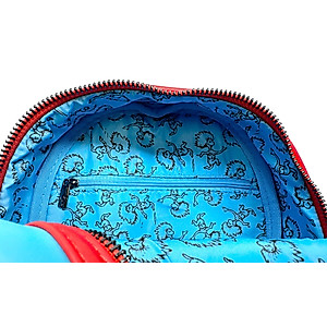 Loungefly Dr Seuss Thing 1 and 2 Interactive Cosplay Womens Double Strap Shoulder Bag Purse
