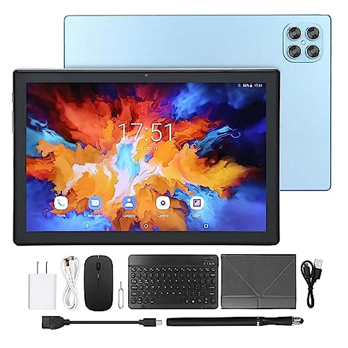 Tablet PC, Octa Core Processor 4GLTE 5G Dual WiFi Highly Sensitive Stylus 12GB RAM 256GB ROM 2 in 1 Tablet 1920x1200 IPS Display for Travel (#2)