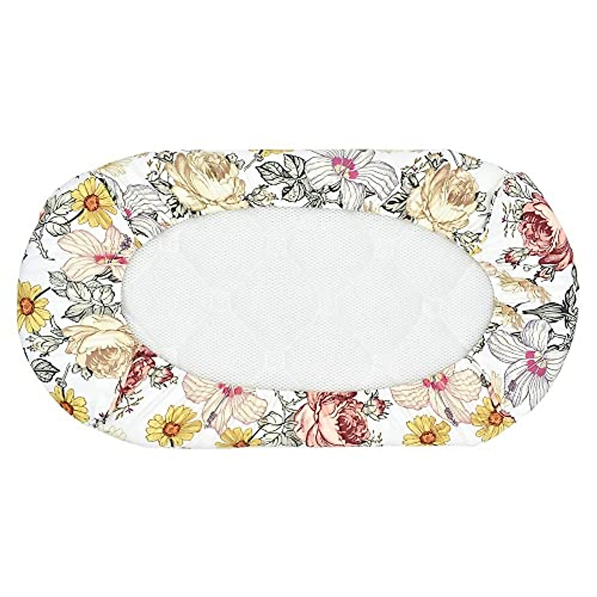 Stretchy Bassinet Sheet, Breathable Universal Cradle Sheet for Rectangle, Oval, or Hourglass Bassinet Pads/Mattress, Ultra Soft Fitted Sheets for Baby Boys Girls