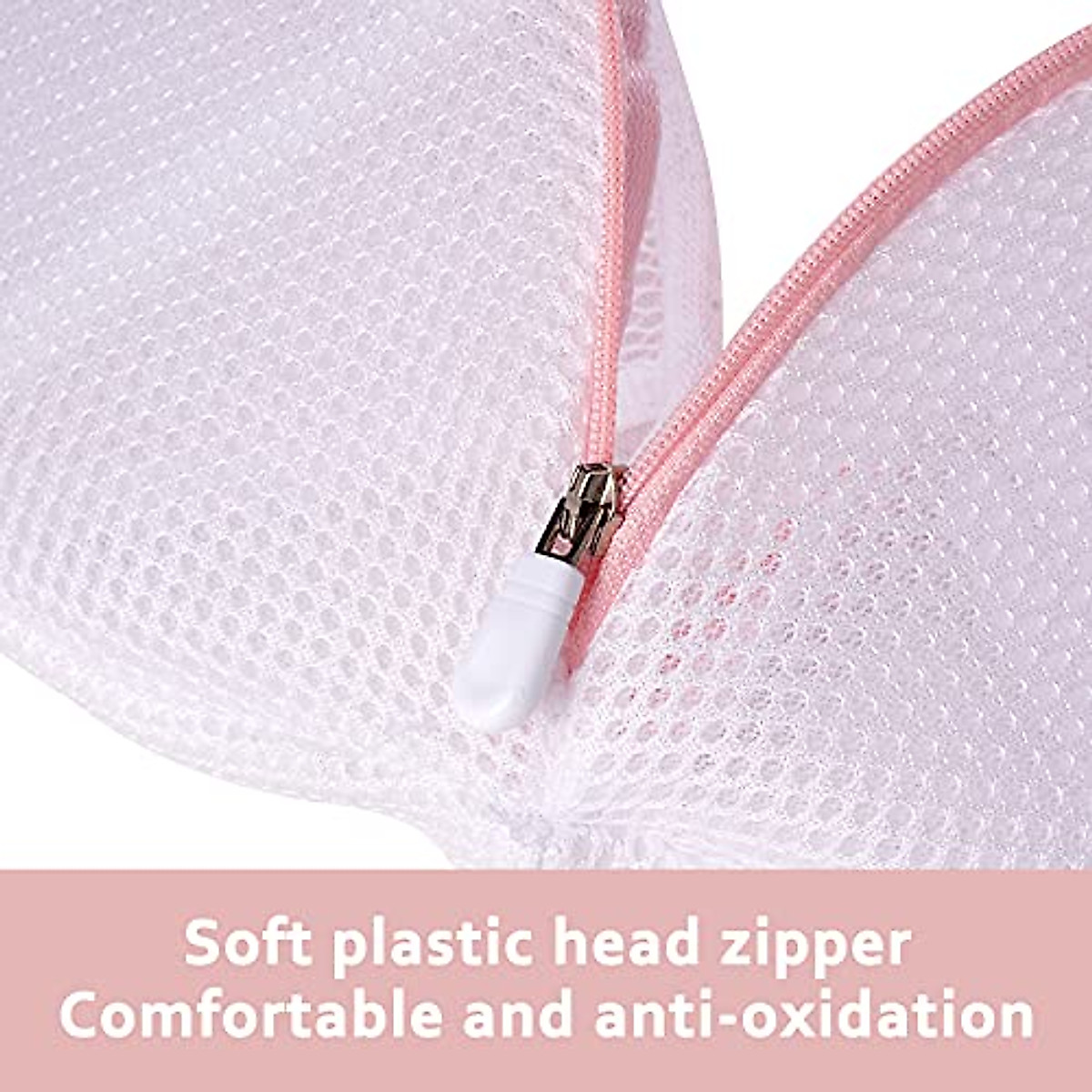 KATEI STORY Laundry Bag Bra Washing Bags Set Of 3 High Permeability Fine Mesh Bra Bag Reusable Bra Bags With Exclusive Lock To Prevent The Zipper From Shifting…