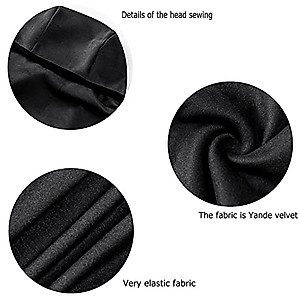 Balaclava Face Mask Men Ski Mask with Beanie Design Motorcycle Cool Skull Sheisty Ghost Mask (SXR-04locomotive Gear ) Black