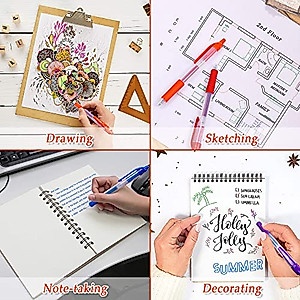 Gel Pens Set 20 Colors Medium Point Colored Pens Retractable Gel Ink Pens with Comfort Grip,Smooth Writing for Journal Notebook Planner in School Office Home by Smart Color Art