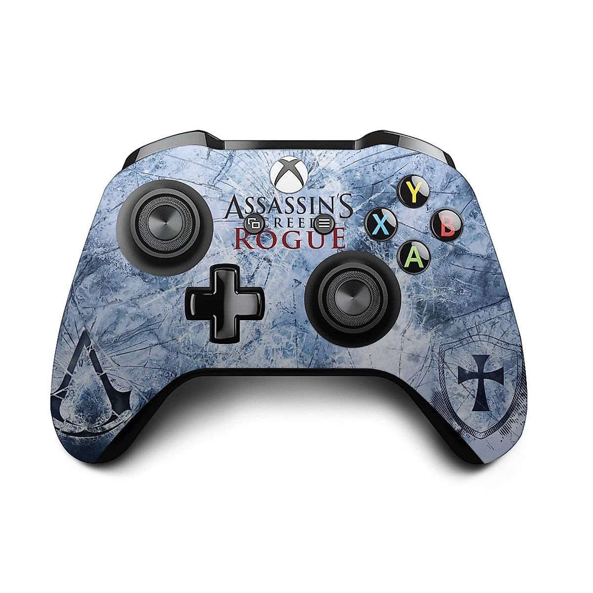 Head Case Designs Officially Licensed Assassin's Creed Glacier Logo Rogue Key Art Vinyl Sticker Gaming Skin Decal Cover Compatible With Xbox One S Console and Controller Bundle