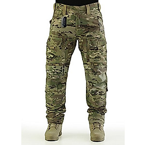 ZAPT Tactical Pants Molle Ripstop Combat Trousers Hunting Army Camo Multicam Black Pants for Men (Multicam Camo, M)