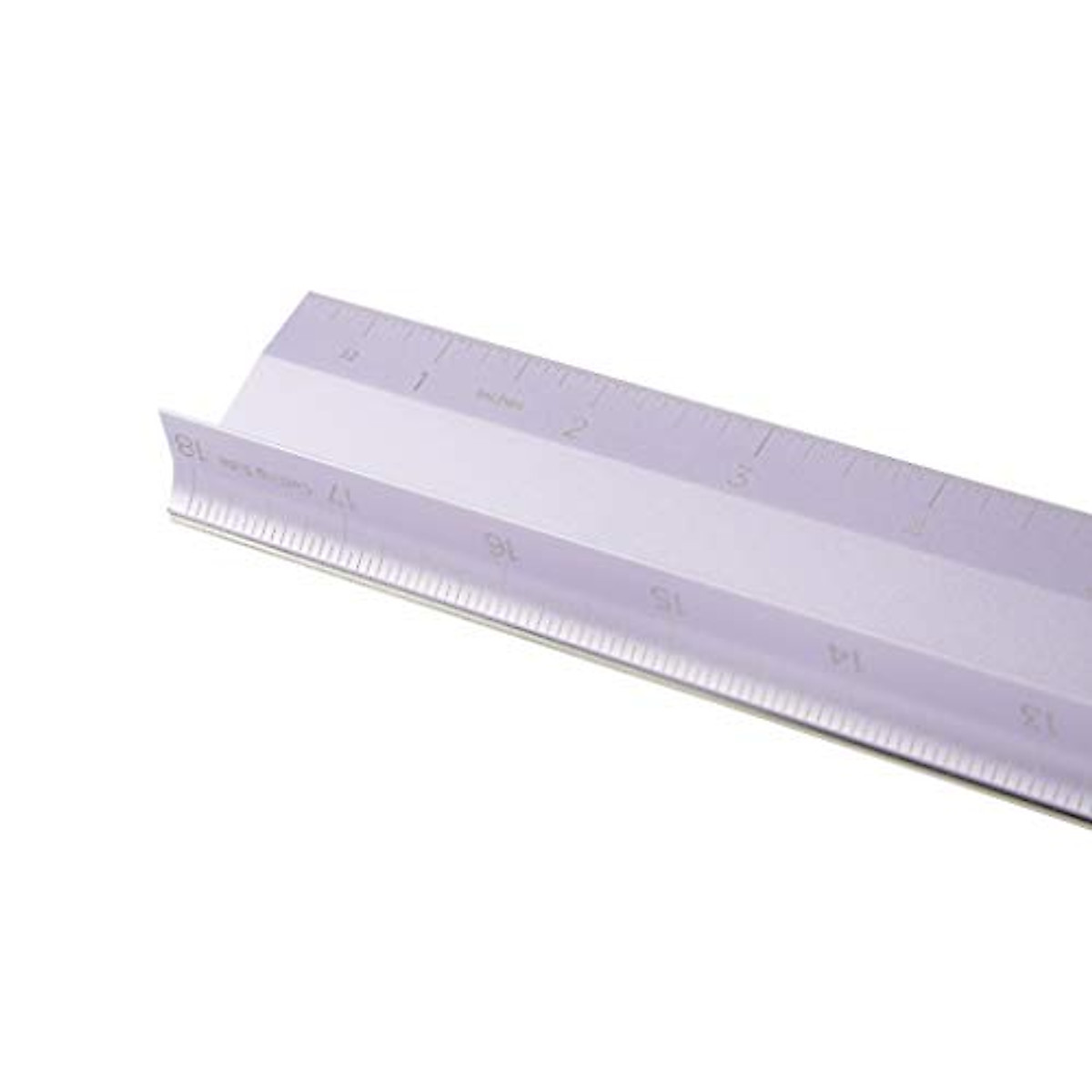 Cricut Metal Ruler - Safety Cutting Ruler for Use with Rotary Cutters, Cricut TrueControl knife, Xacto knife - Great For Quilting, Scrapbooking, Crafting and Paper Cutting - 18", [Lilac]