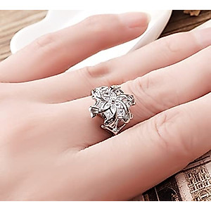 Original 925 Sterling Silver Galadriel Nenya 3ct Lab Diamond Stone Engagement Wedding Ring for Women Party Gift