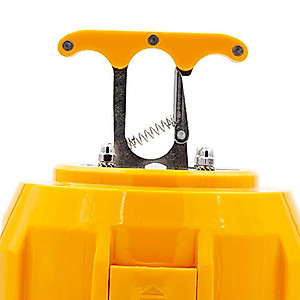 Maxxima High Bay LED Temporary Work Light Fixture, IP65, Linkable, 60 Watt 7200 Lumens Daylight 5000K, Stainless Steel Cage Guard, Plug in