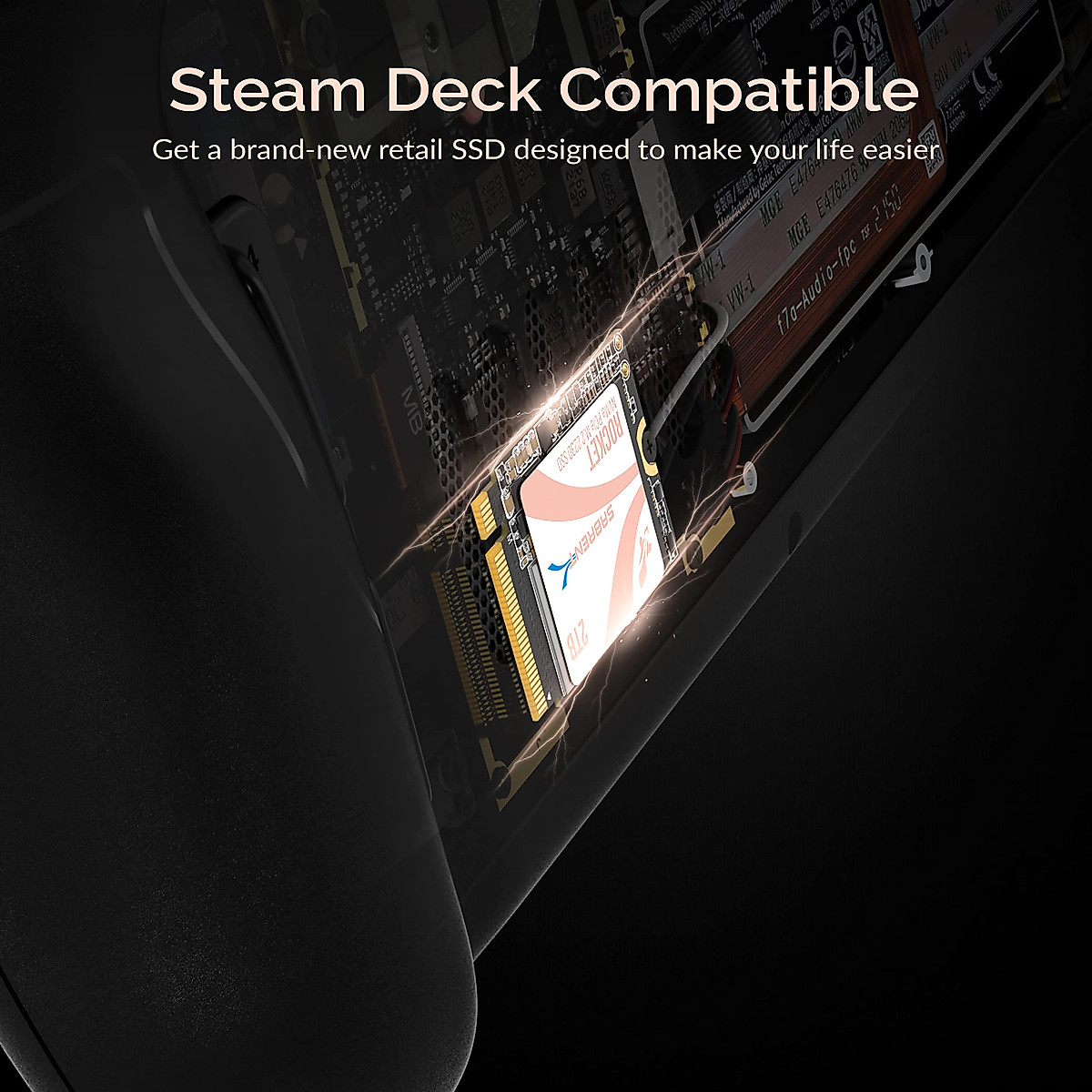 SABRENT Rocket Q4 2230 NVMe 4.0 2TB High Performance PCIe 4.0 M.2 2230 SSD Compatible with Steam Deck, ASUS ROG Ally, Mini PCs [SB-213Q-2TB]