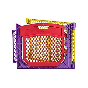 Toddleroo by North States Superyard Colorplay Ultimate 2 Panel Extension, Made in USA: Increases play space up to 34.4 sq. ft. (Adds 64", Multicolor)