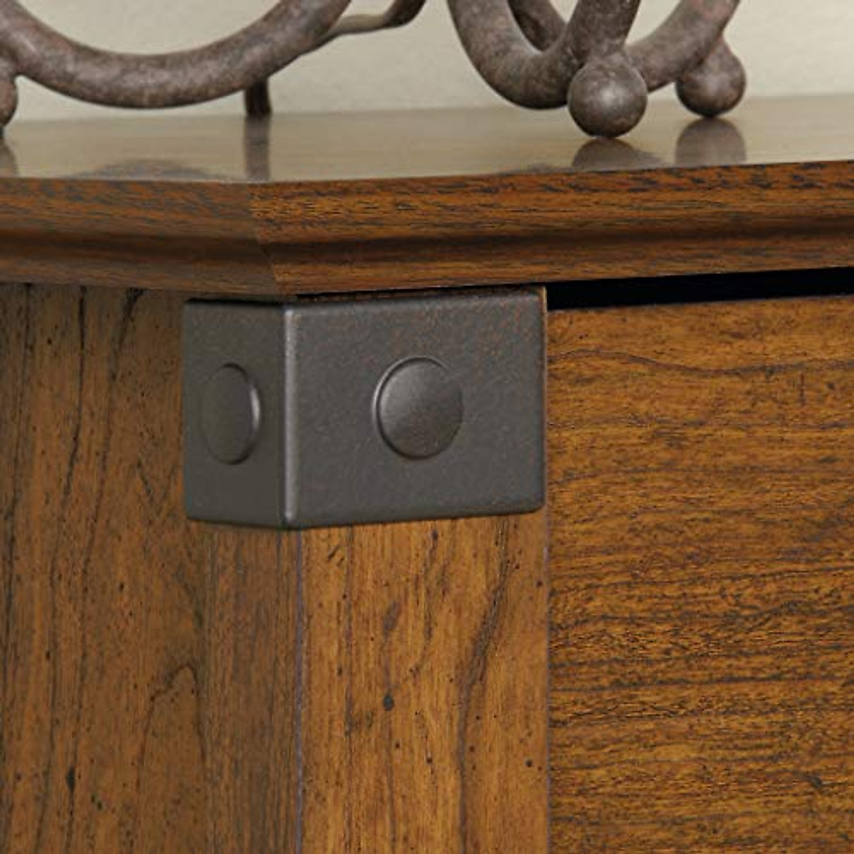 Sauder Carson Forge Dresser, Washington Cherry finish