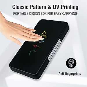 NOOP Game Card Case for Nintendo Switch& Switch OLED Game Card and Micro SD Card, Portable Switch Game Holder with 48 Game Card Slots and 24 Micro SD Card Slots (48 Slots(Black))