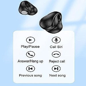 Enfun Earbuds, Enfun Ear Clip Earbuds, Clip-On Open Ear Headphones Wireless Bluetooth 5.3, Noise Canceling Bone Conduction Headphones Waterproof with Charging Case, for Running Cycling (1*White)