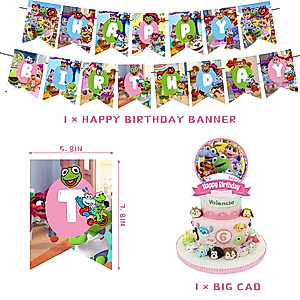 Thwae Party Favors for Muppet Babies Party Supplies Junior Muppet Babies Party Supplies Muppet Babies Birthday Decorations Balloons Banners Cake Toppers Cupcake Toppers for Children