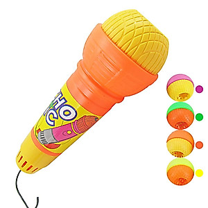 Bluelans Echo Microphone Battery-Free Voice Amplifying Toy for Kids,Wireless Mic Karaoke Singing Music Boys Girls Christmas Birthday Gifts Party Favors Stocking Stuffer