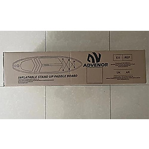 ADVENOR Paddle Board 11'x33 x6 Extra Wide Inflatable Stand Up with SUP Accessories Including Adjustable Paddle,Backpack,Waterproof Bag,Leash,and Hand Pump,Repair Kit (Blue)