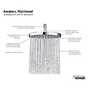 KOHLER Awaken Rainhead Showerhead