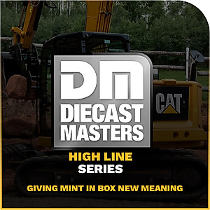 Diecast Masters 1:50 Caterpillar 308 CR Mini Hydraulic Excavator | High Line Series Cat Trucks & Construction Equipment | 1:50 Scale Model Diecast Collectible | Diecast Masters Model 85596