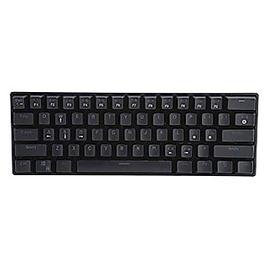 61 Key Wired Mechanical Keyboard, LED Backlit Gaming Keyboard with Blue Switch Back Light USB Universal Mechanical Gaming Keyboard for Computer