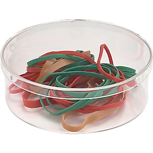 Pioneer Plastics 058C Clear Round Plastic Container, 4.375" W x 1.4375" H