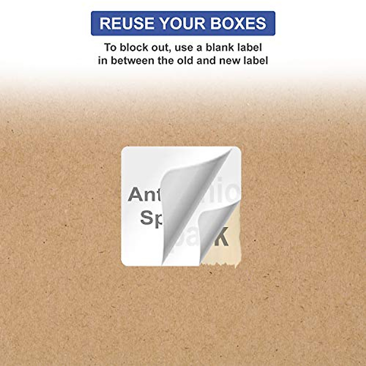 TYH Supplies White Matte Square Printer Labels 1.5 x 1.5 Inch, 2400 Labels, Laser & Inkjet, Strong Adhesive, Compatible with Avery 22805 Template